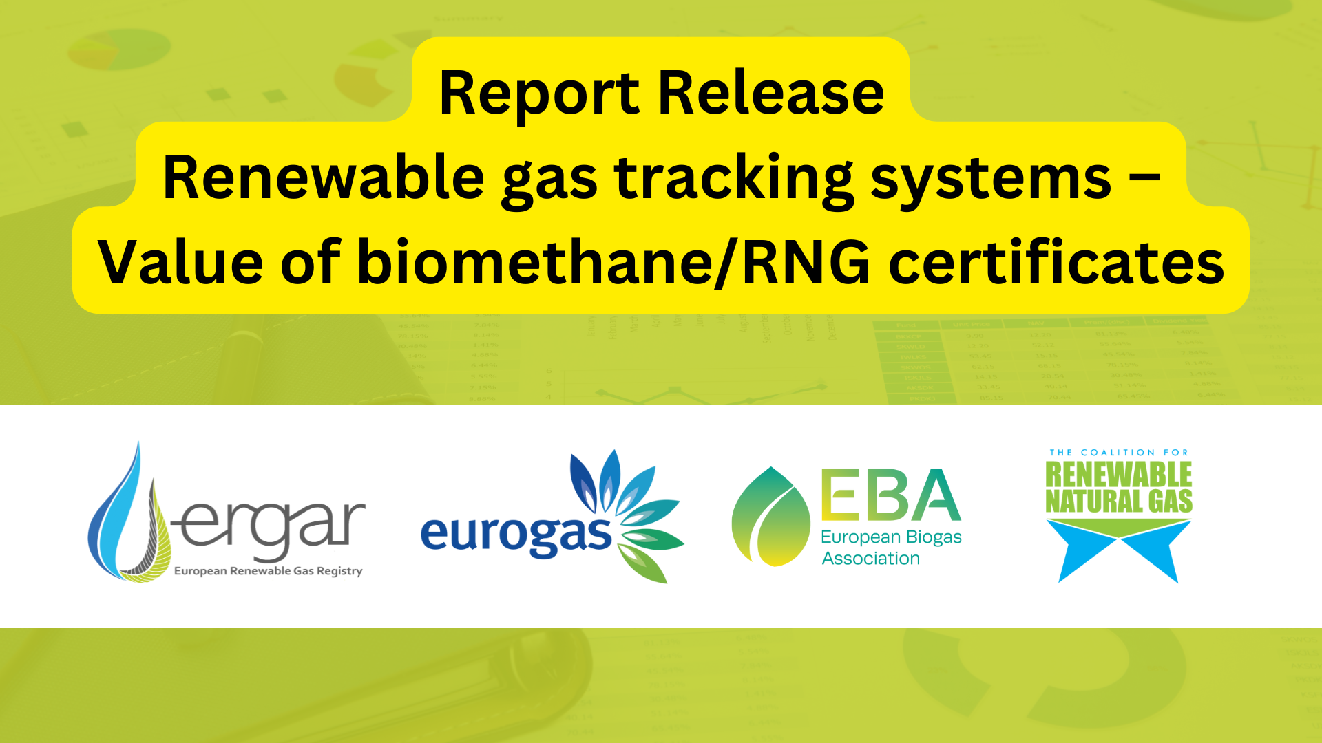 Renewable gas tracking systems –Value of biomethane/RNG certificates ...